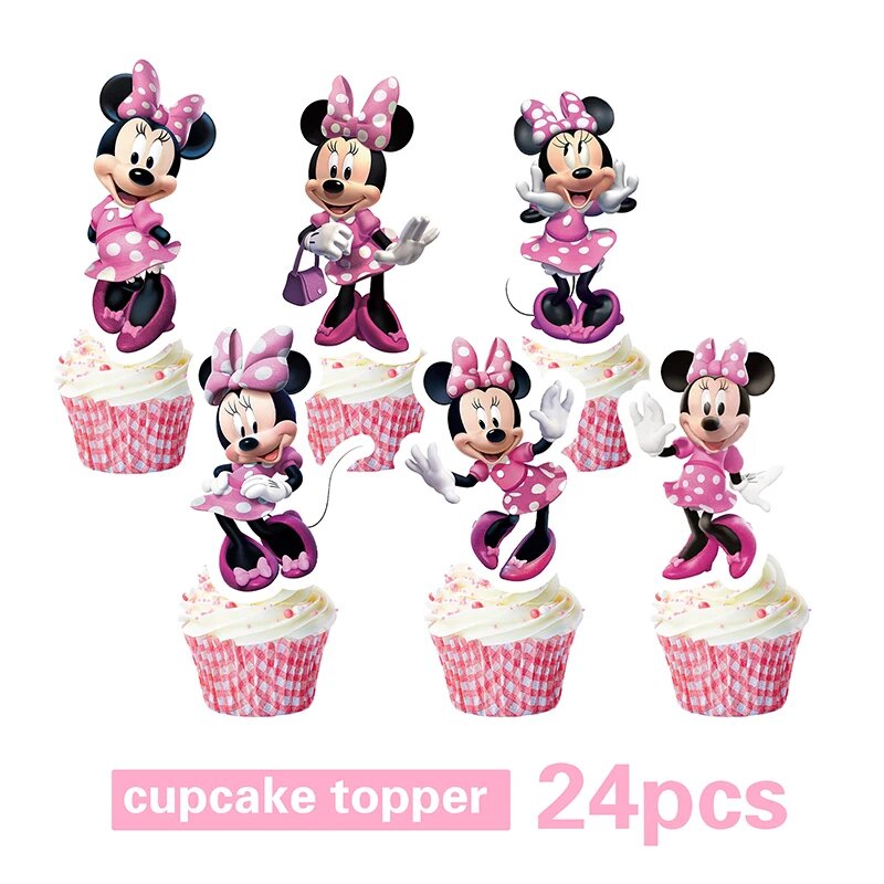 Набор для дня рождения Минни Маус Disney 24pcs Cake Topper