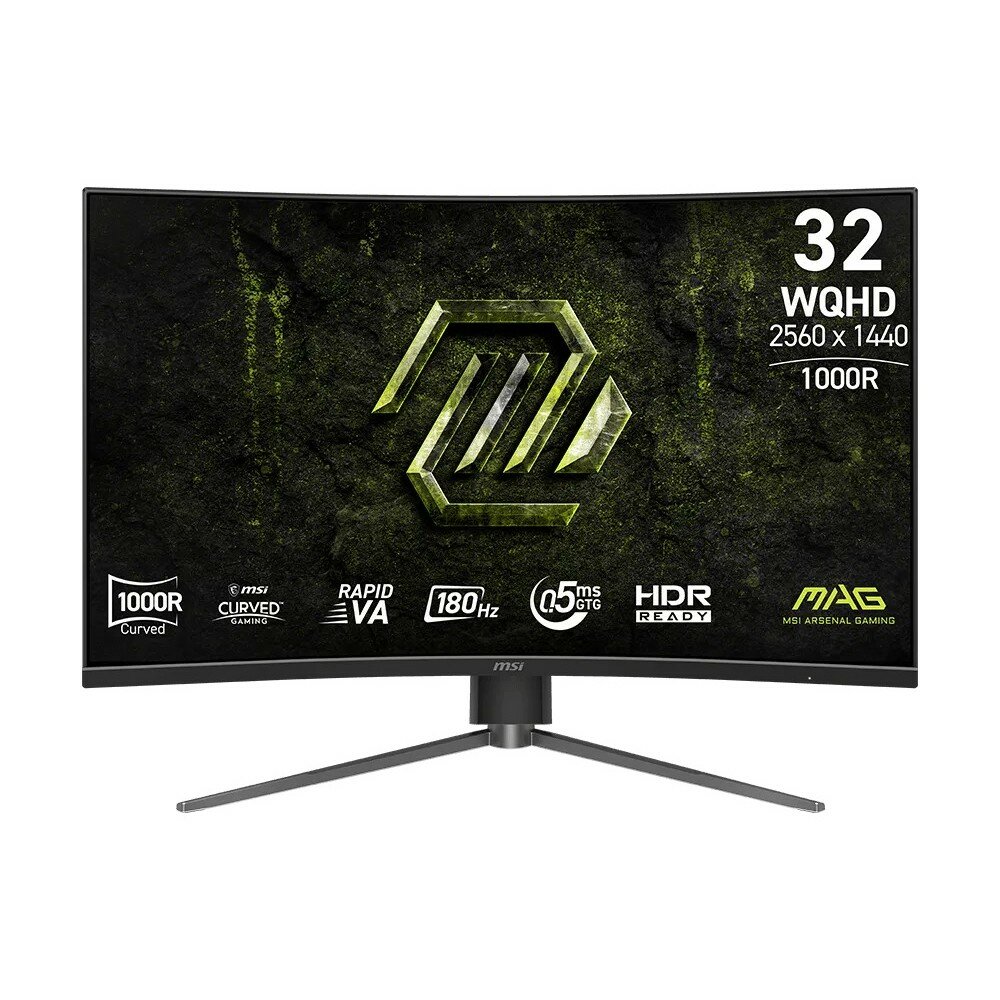 31.5" Монитор MSI MAG 325CQPF E18, VA, 2560x1440, 180 Гц (9S6-3DC14H-204)