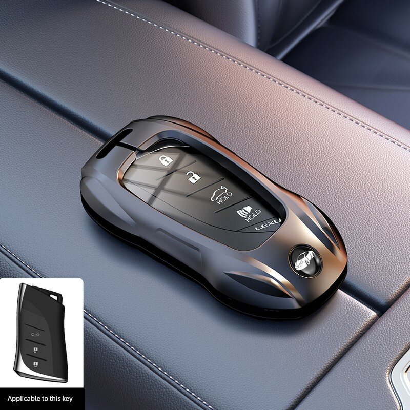 Гранатовый чехол для ключа одиночный без пряжки для автомобилей Lexus ES300h/RX300, простой дизайн