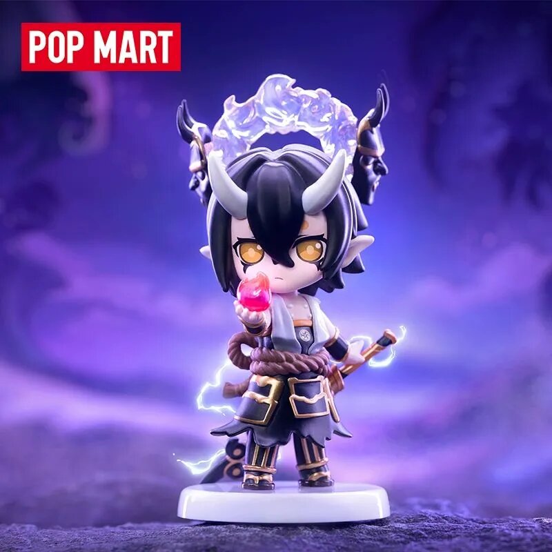 POP MART Onmyoji Серия Слепая коробка, фигурка персонажа, 8.5см
