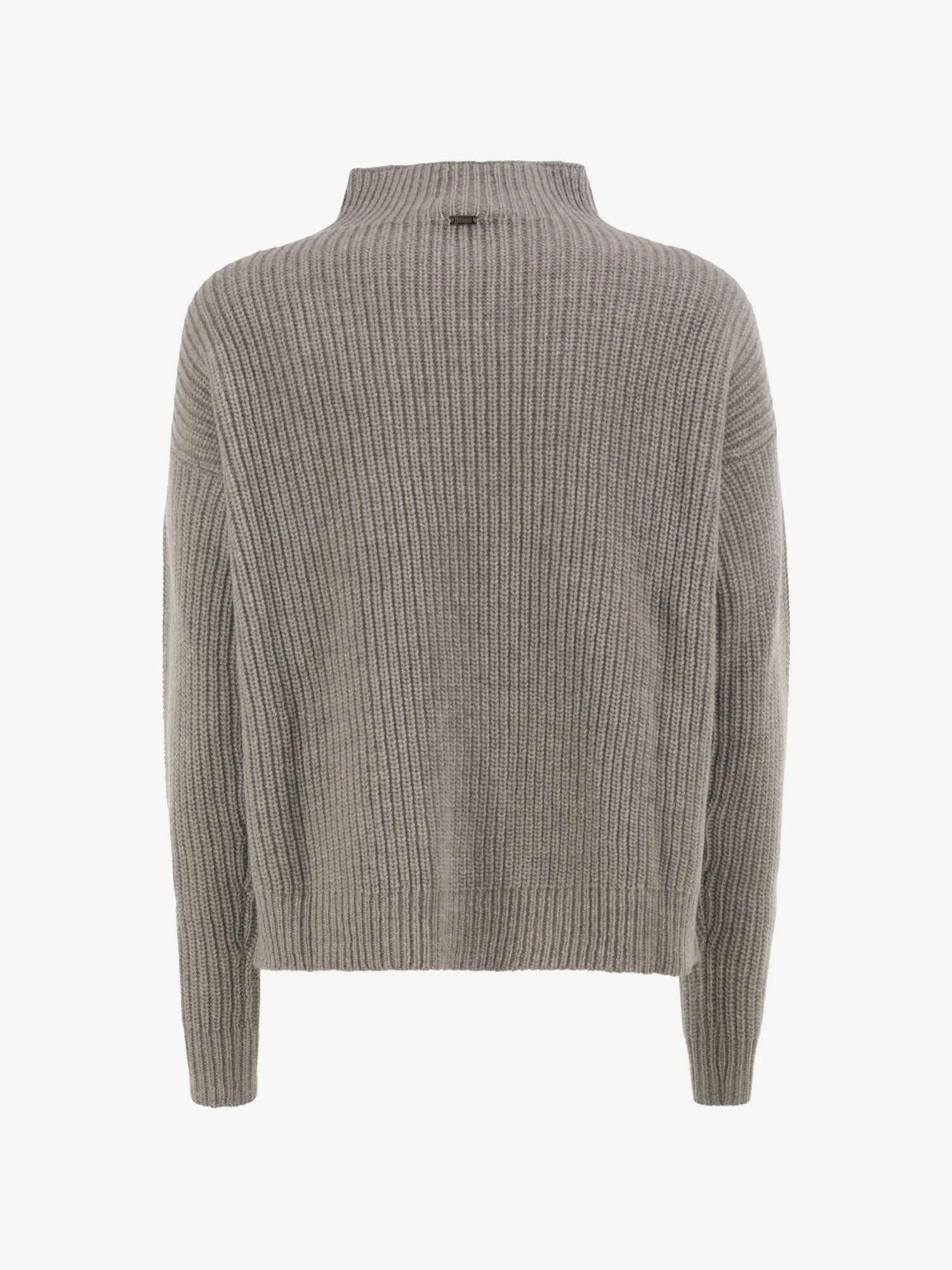 Свитер Herno Knit high-neck sweater, размер 40, , серый — фото 1