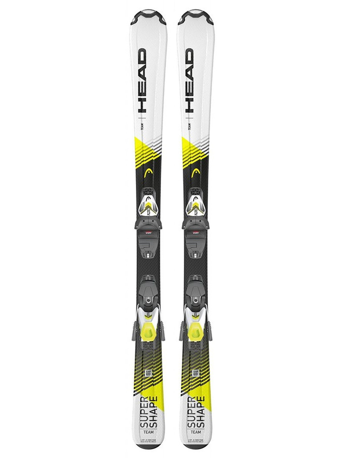 Горные лыжи с креплениями Head Supershape Team SLR Pro + SLR 4.5 20/21 , для детей , Белый