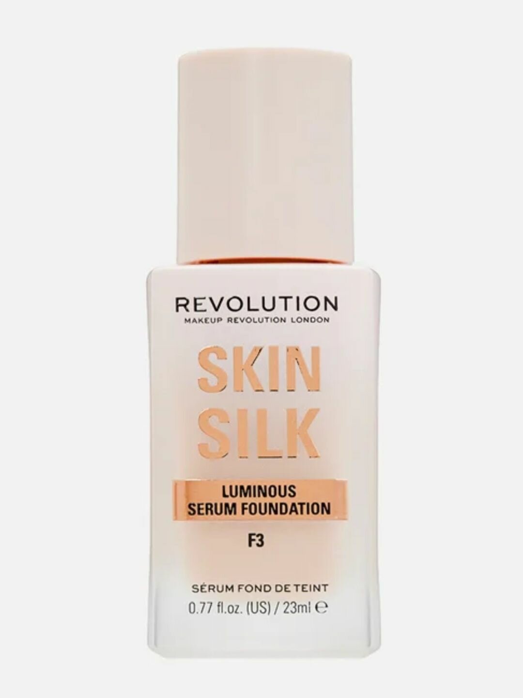 Тональная основа для лица MAKEUP REVOLUTION skin silk F3