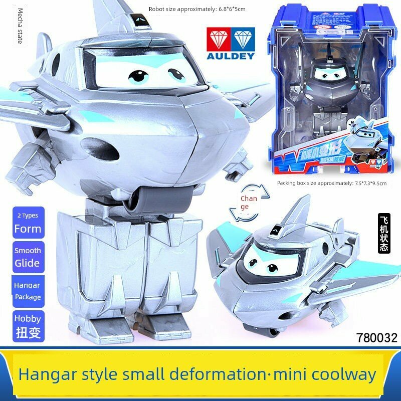 Набор Super Wings гаражная мини-трансформация с персонажем Ку Вэй, пластиковая фигурка для мальчиков