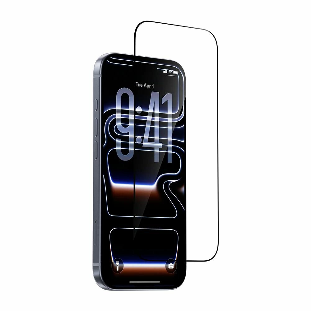 Защитное стекло Benks Omni Warrior HD для IPhone 18 Pro Max/17 Pro Max 6.9", прозрачное с рамкой (Black)