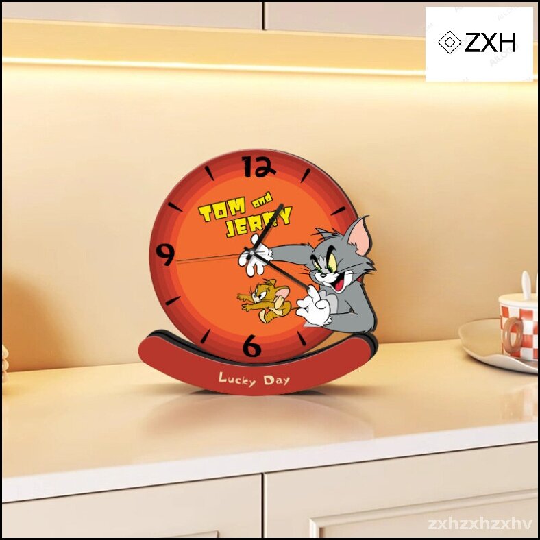 Темно-коричневые часы, Пойманный Jerry, Мультяшные украшения в виде кошек и мышек