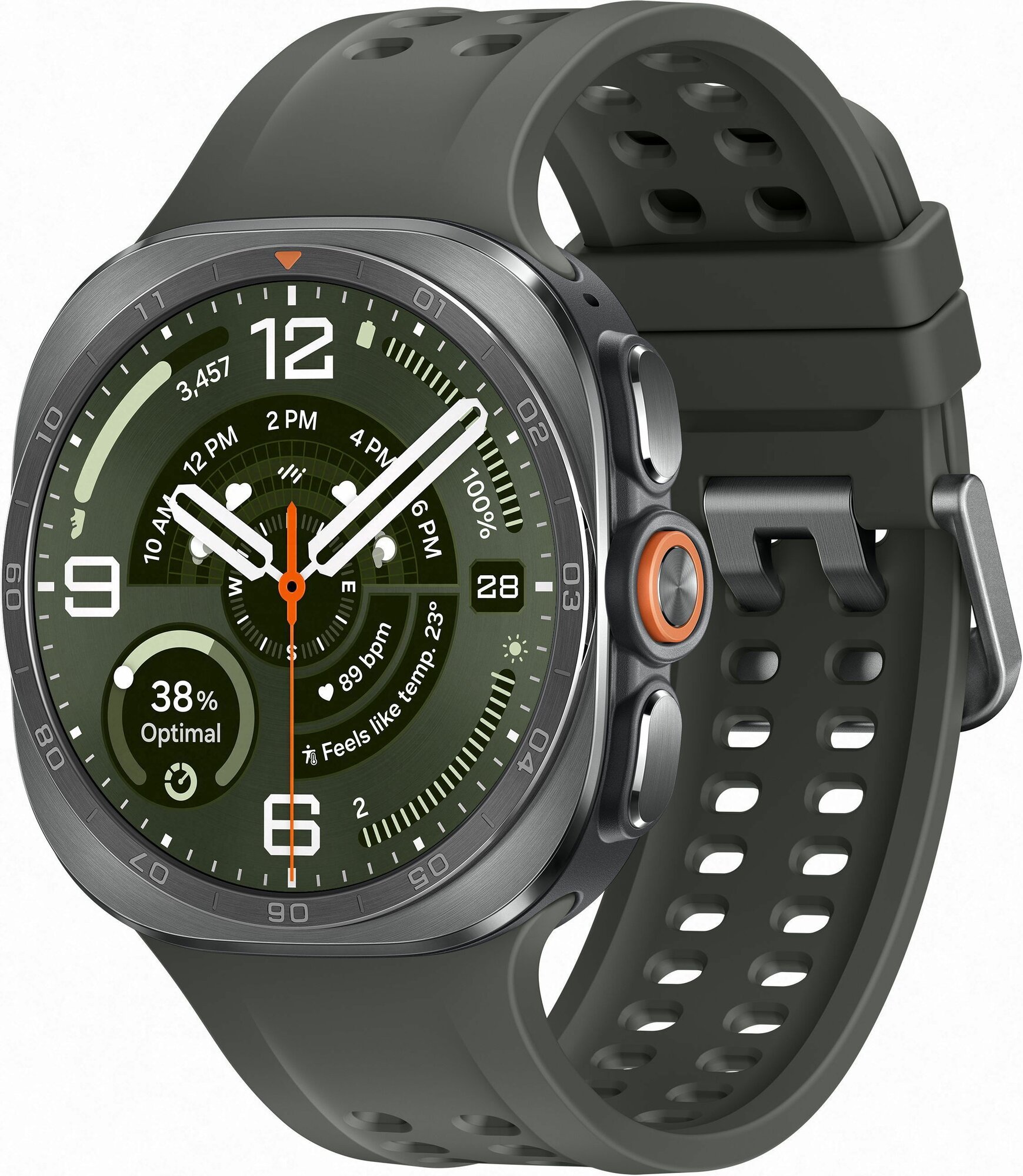 Умные часы Samsung Galaxy Watch Ultra2 47 мм LTE серебристый титан (SM-L715)