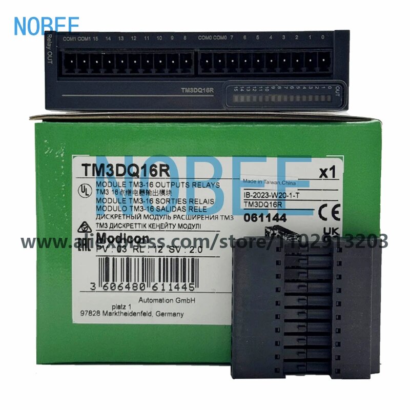 Modicon TM3DQ16R модуль дискретных выходов 16 реле