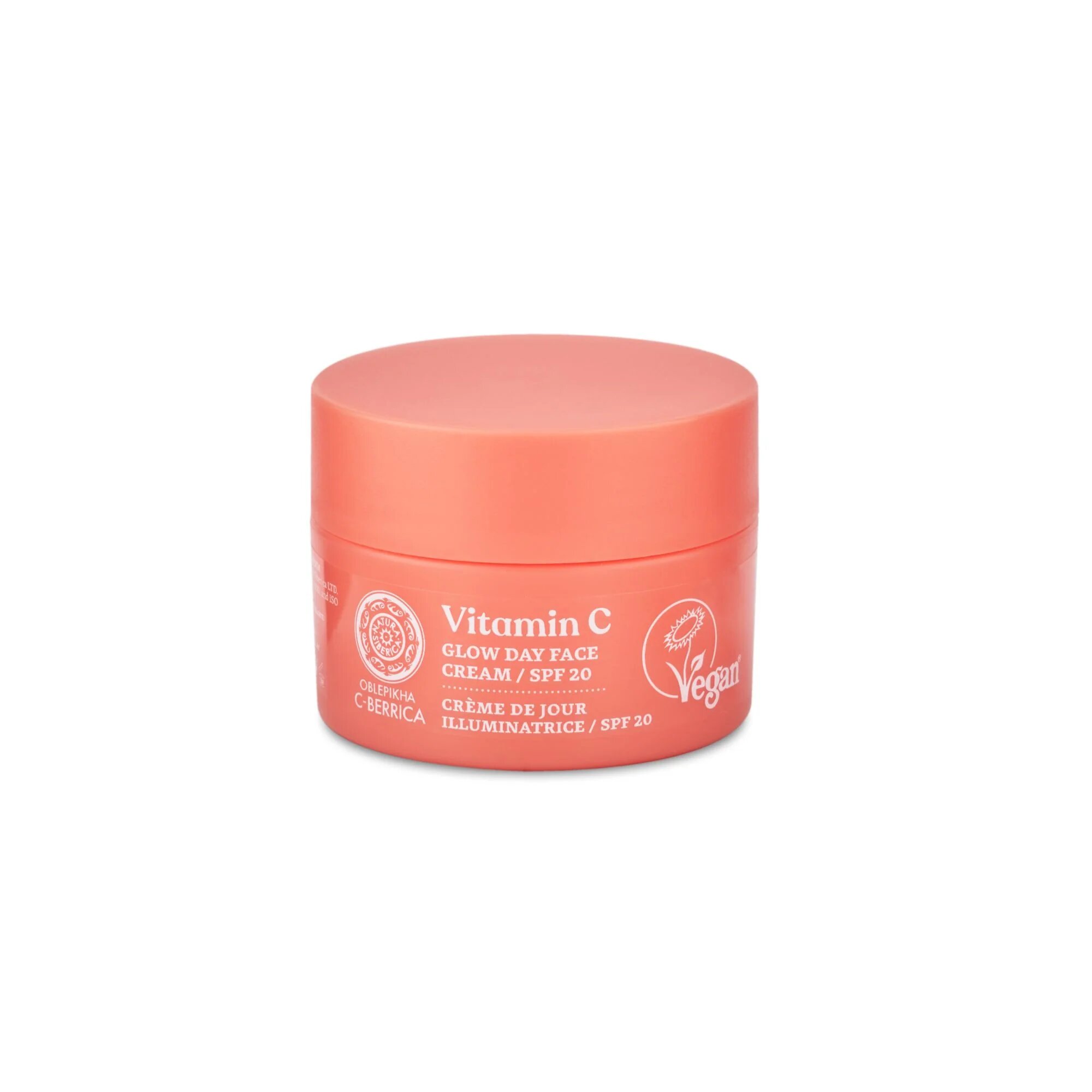 Natura Siberica Oblepikha C-Berrica Vitamin C Glow Day Cream крем-сияние SPF20, 50 мл