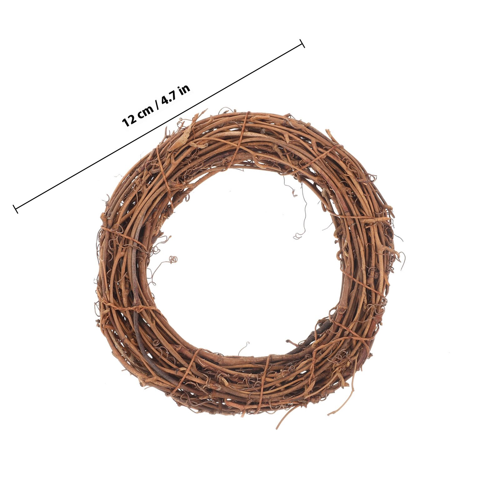 5 ШтукDIY Rattan Wreath Для Рождества И Декора Дома 12x12x2 Cm