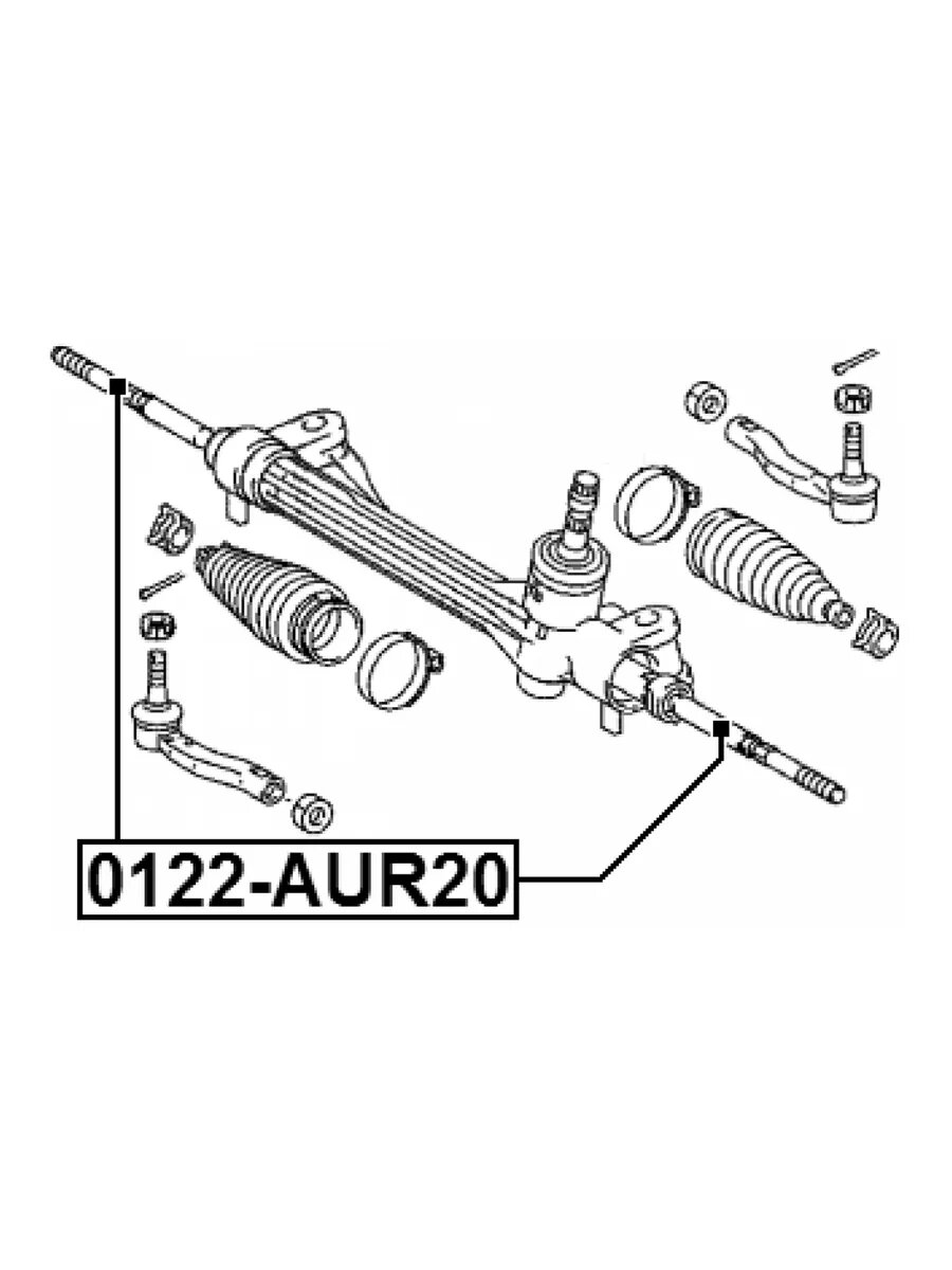 Тяга рулевая 0122AUR20 — фото 1