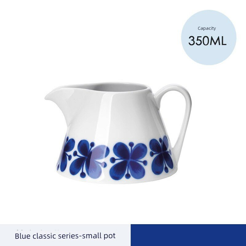 Маленький керамический чайник Rorstrand Blue Butterfly, вместимость 350 мл, традиционный дизайн