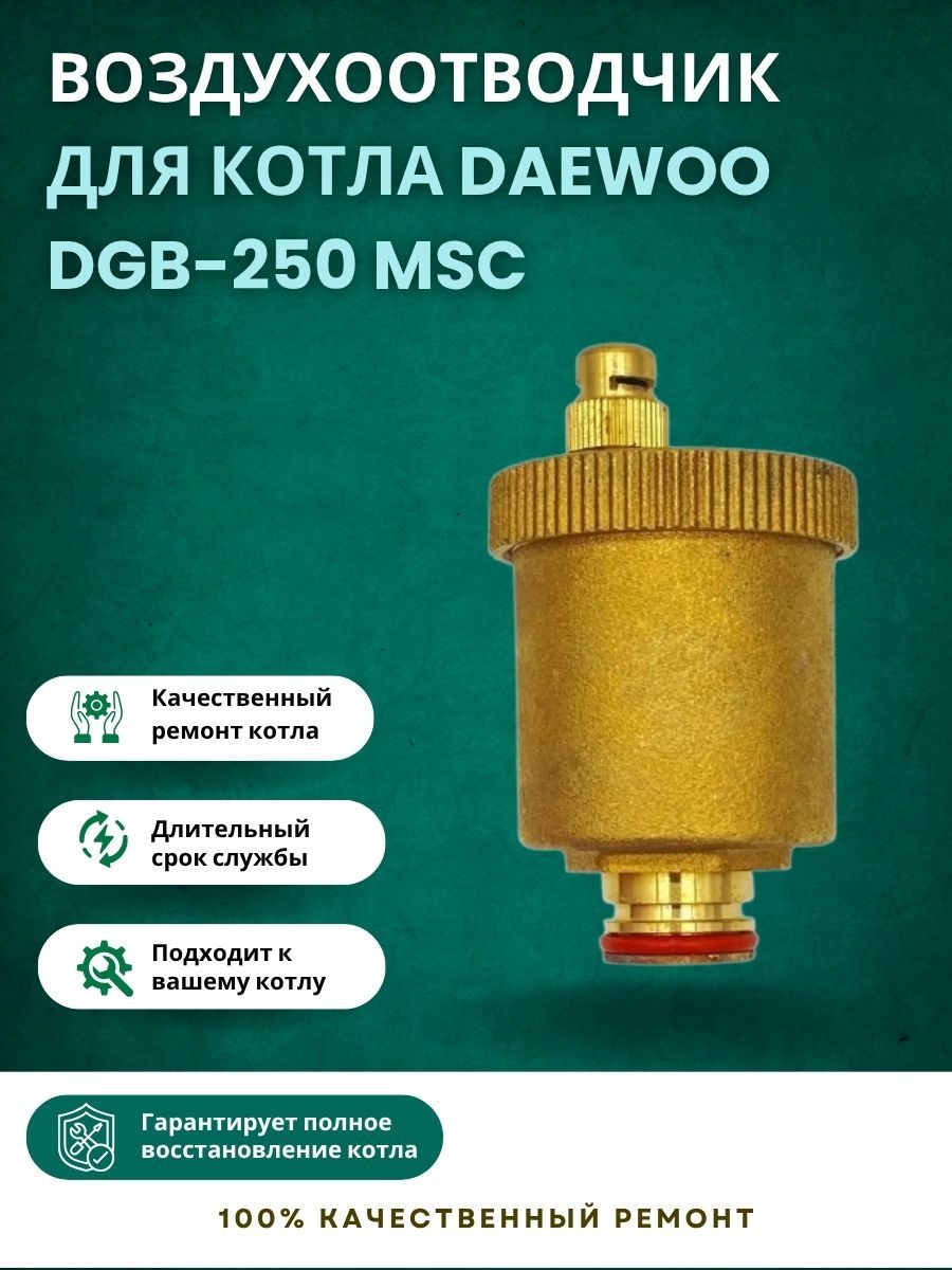 Воздухоотводчик для котла Daewoo DGB-250 MSC (vozdDGB250MSC)
