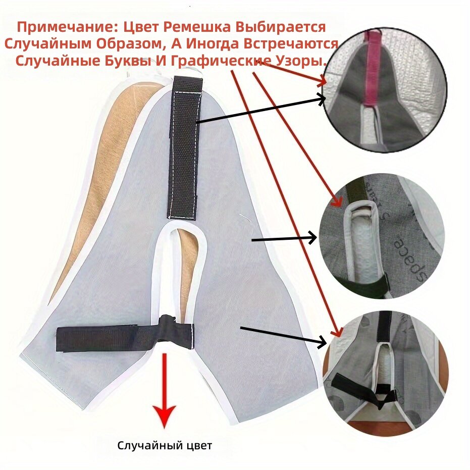 Регулируемый воротник для стабилизации и вытяжения шейного отдела позвоночника, эргономичный корректор осанки из дышащей ткани, серый, 1 шт.