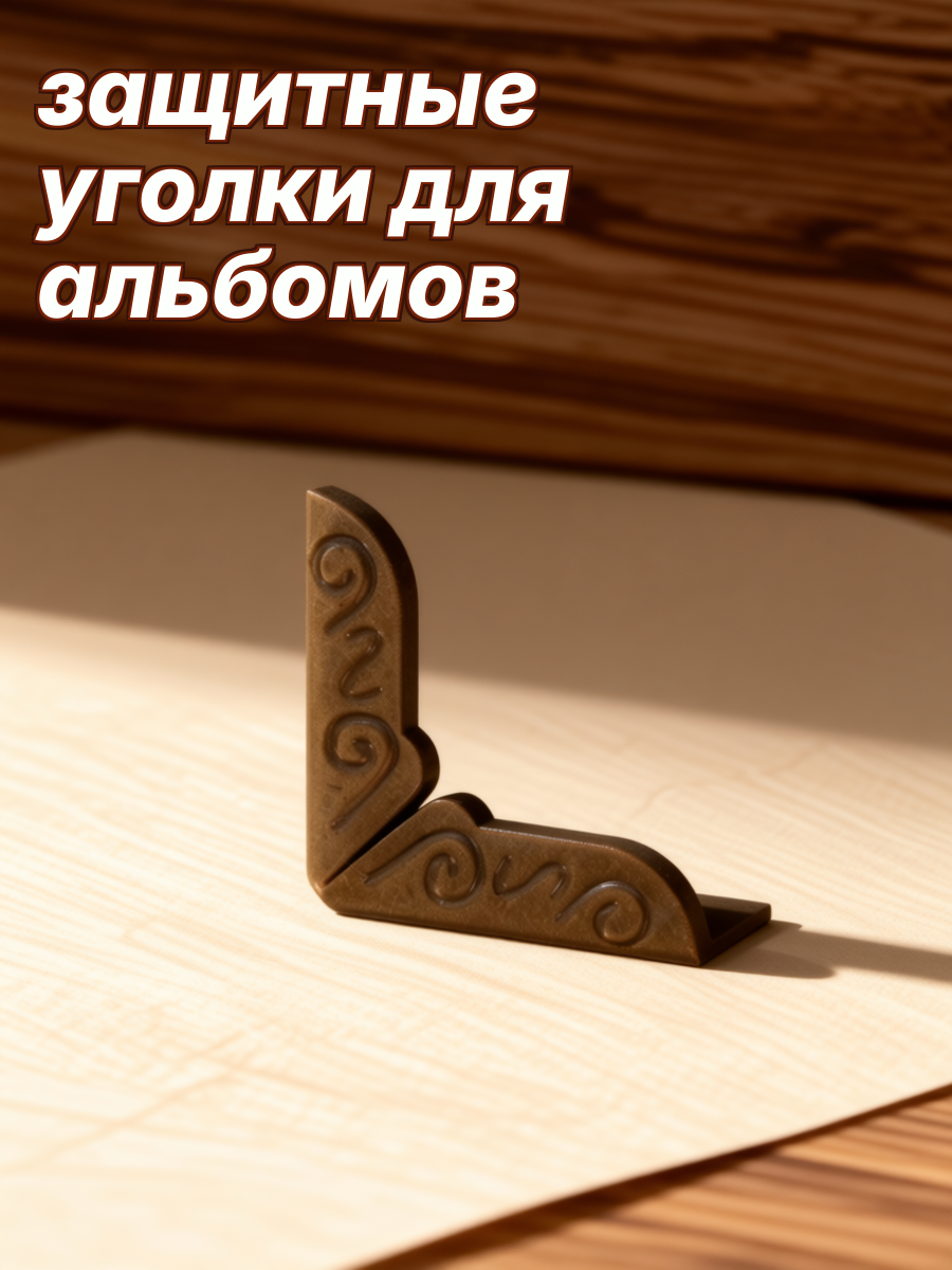 100 Штук Винтажные Металлические Защитные Уголки Для Книг Декоративные Уголки 1 50X1 50X0 20Cm