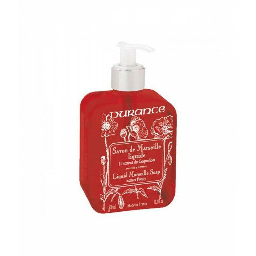 Жидкое мыло With poppy extract Durance C экстрактом мака, 300 мл