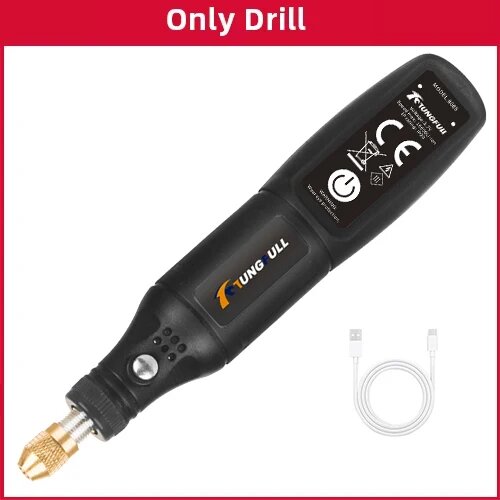 Tungfull Аккумуляторная мини-дрель USB Only Drill