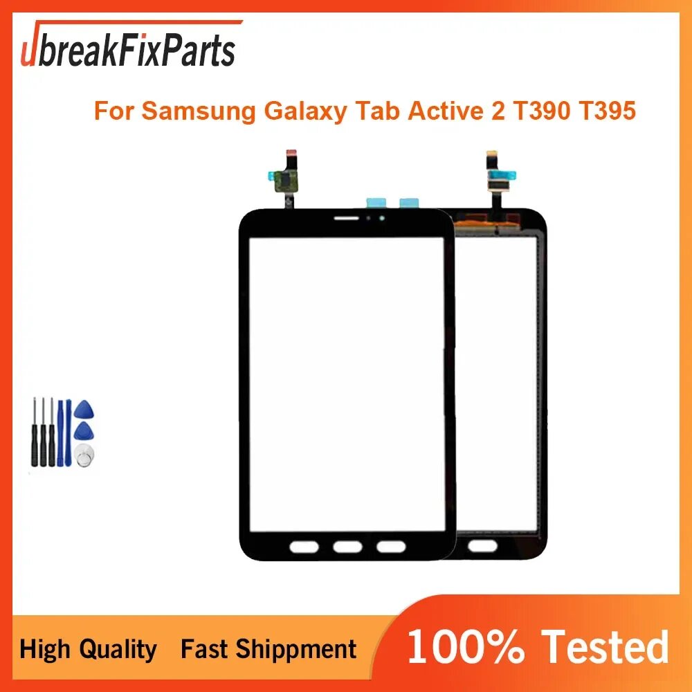 Для Samsung Galaxy Tab Active 2 SM-T390 T390 T395 SM-T395 Замена сенсорного экрана и дигитайзера