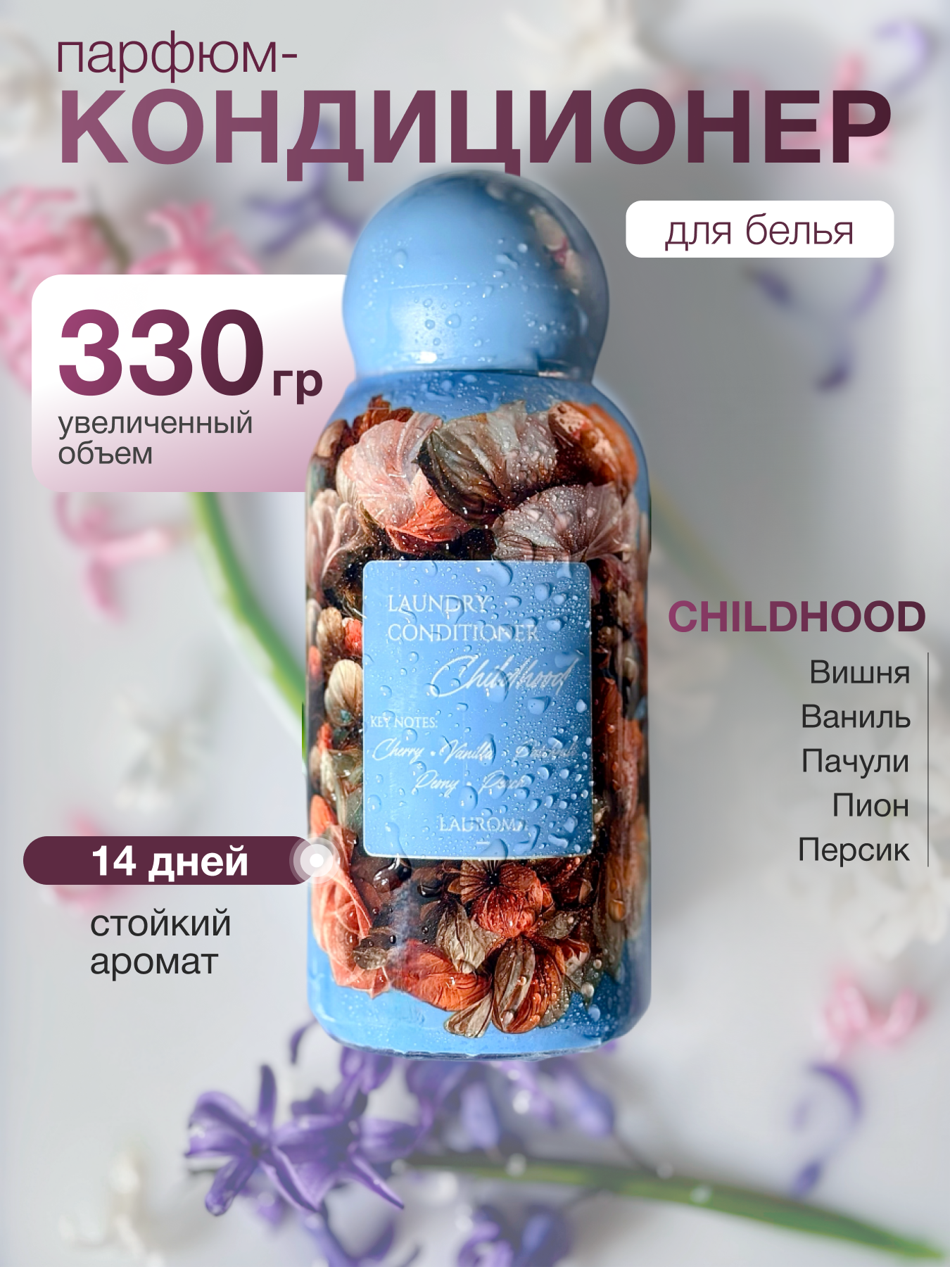 Парфюм кондиционер для стирки белья в гранулах
