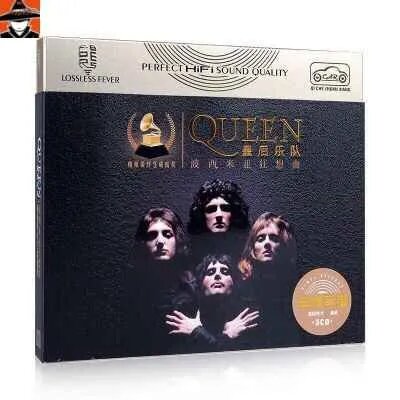 CD-диск группы Queen с европейскими и американскими поп-рок песнями