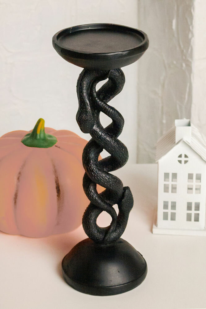 Подсвечник канделябр серпенто неро, металл, 25 см, EDG 714814-90