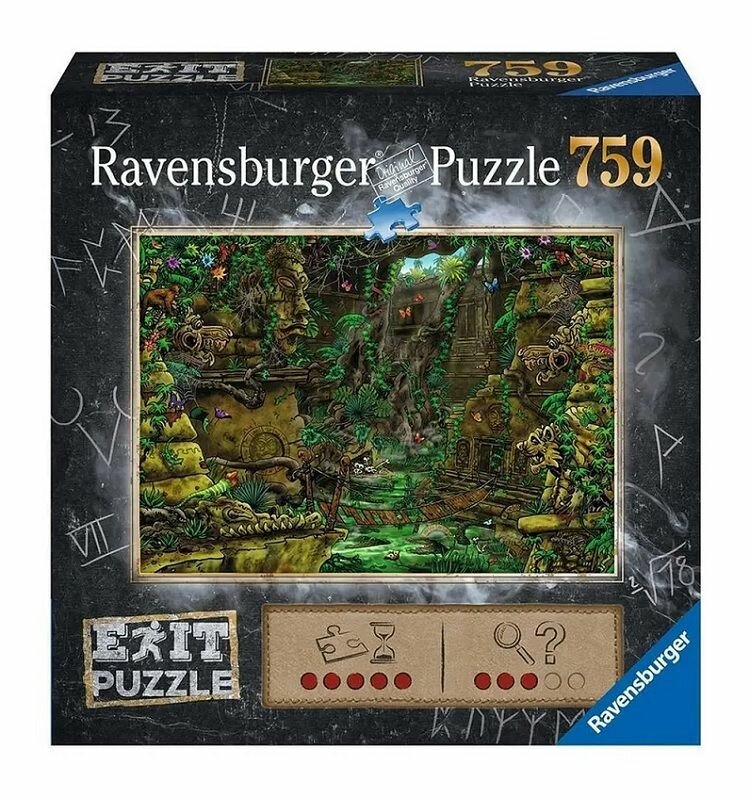 Пазл-квест Ravensburger Территория храма, 759 деталей, 70х50 см