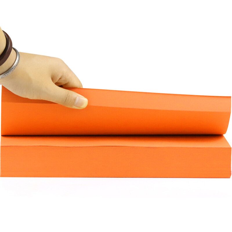 Бумага для печати Ruguo A480g для детского сада, бумага для оригами и творчества, цветная копировальная бумага, 500 листов/упаковка, цветная бумага для принтера.