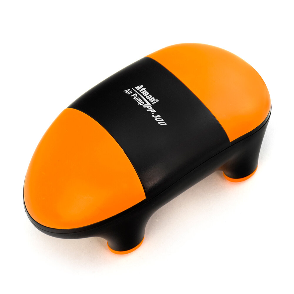 Компрессор Atman PP-300 супертихий для аквариумов до 300 литров, 2х150 л/ч, нерегулируемый