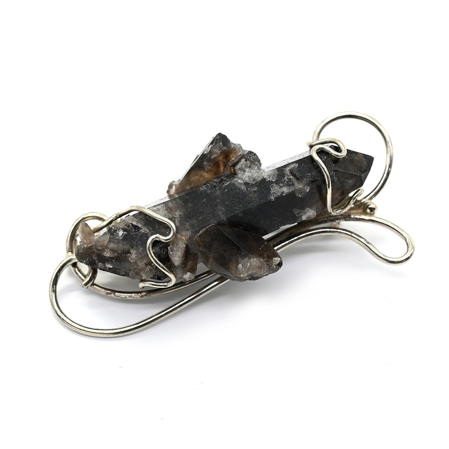 Брошь, морион