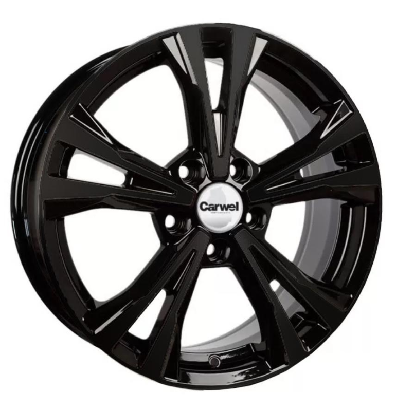Диск колесный Carwel Самро 204 (Xtrail) 7,0x17 5x114,3 Dia66.1 ET45 цвет BK