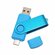 Флешка TYPE-C USB2.0 64 ГБ для Android и Iphone 15/16 Флешка 32 ГБ Высокоскорост...
