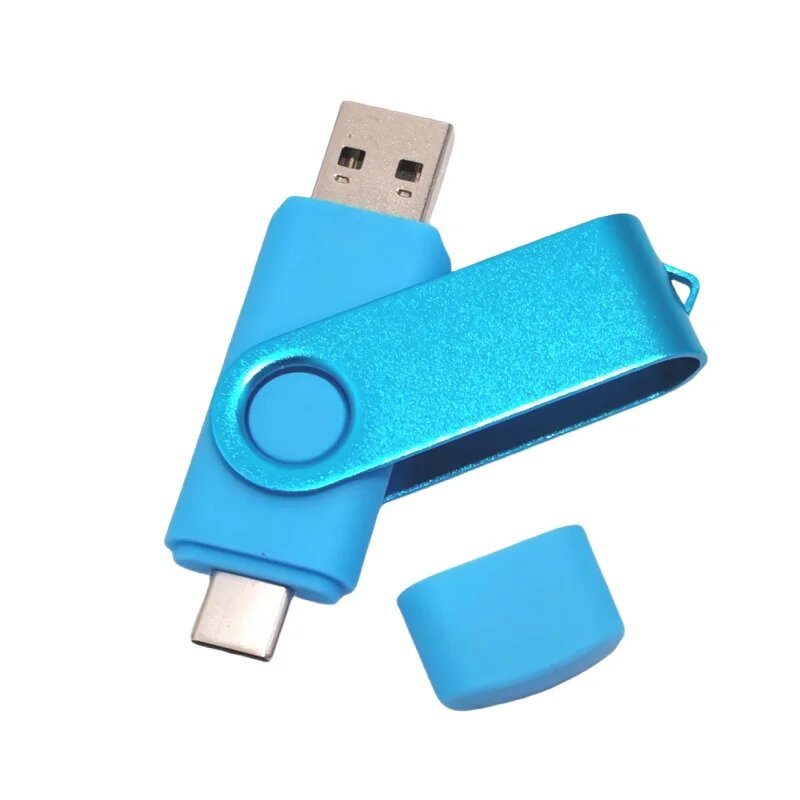 Флешка USB 2.0 64 ГБ 64 ГБ, Light blue Color