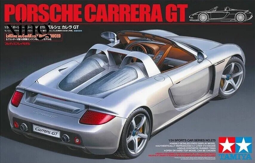 Tamiya 24275 1/24 Super Sports Carrera GT 980 сборная модель автомобилей