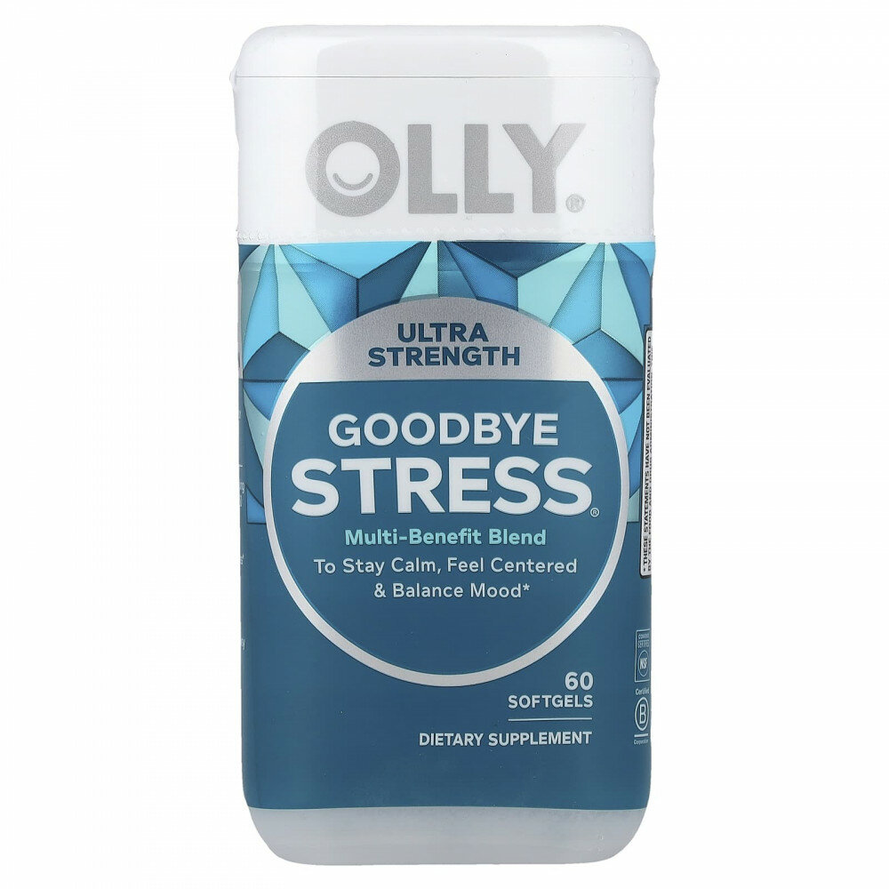 OLLY, Goodbye Stress®, 60 капсул