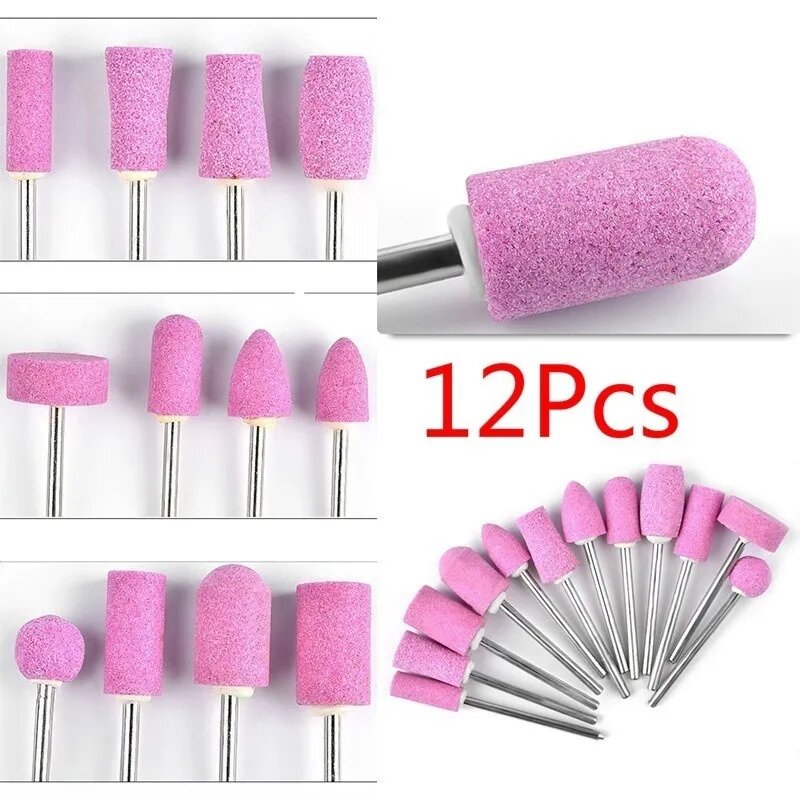 Двенадцать керамических электродолото для ногтей