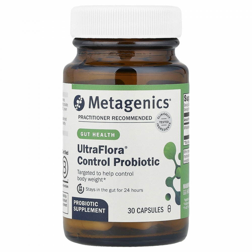 Metagenics, Пробиотик UltraFlora®, 113,1 мг (10 млрд КОЕ), 30 капсул