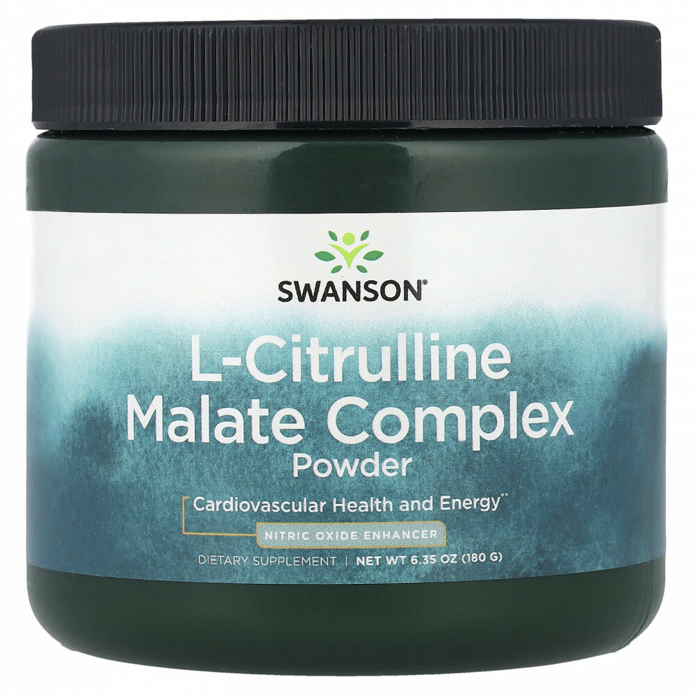 Swanson, Комплекс с L-цитруллина и малатом, 180 г (6,35 унции)