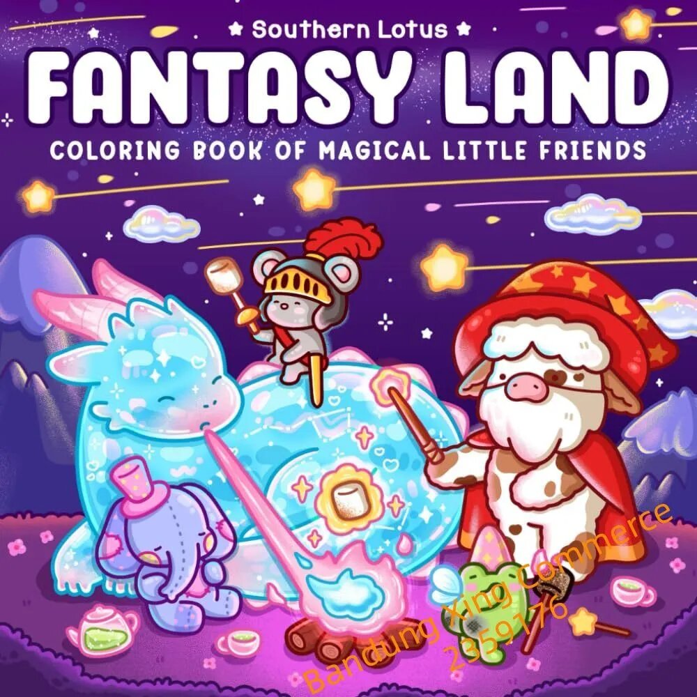 Раскраска антистресс для взрослых и подростков Coco Wyo -FANTASY LAND 134