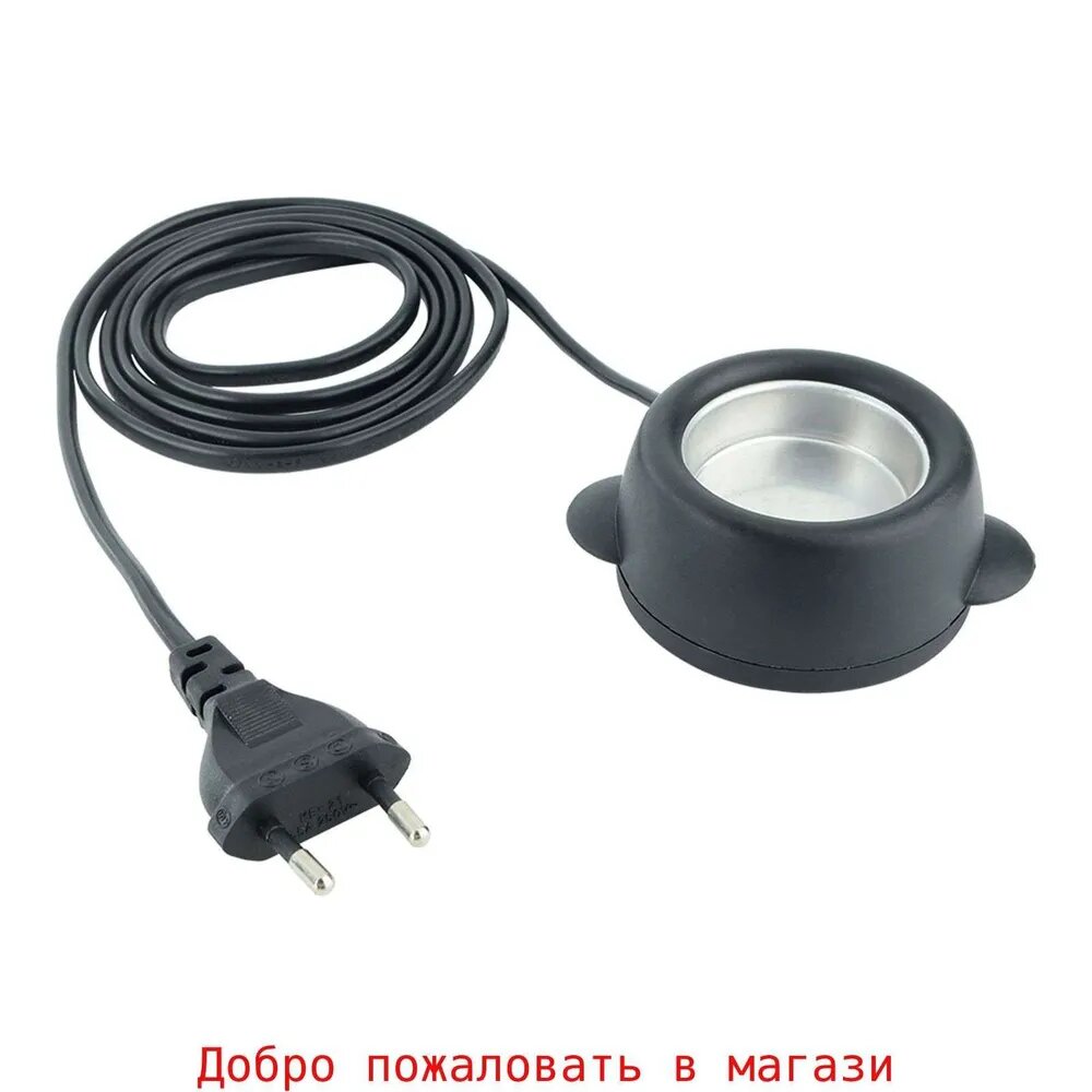 Печь для наращивания волос для салона красоты и дома, металл, черная