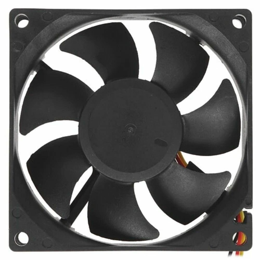 Gembird Вентилятор 80x80x25 гидродинамический, 3 pin, провод 30 см D8025HM-3