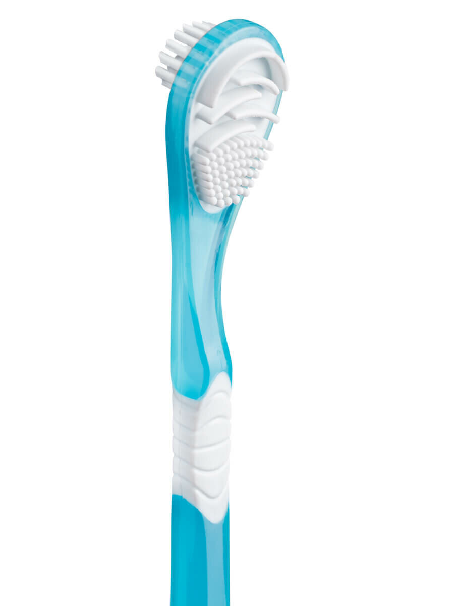 Щетка-скребок для языка Голубой, EMRA