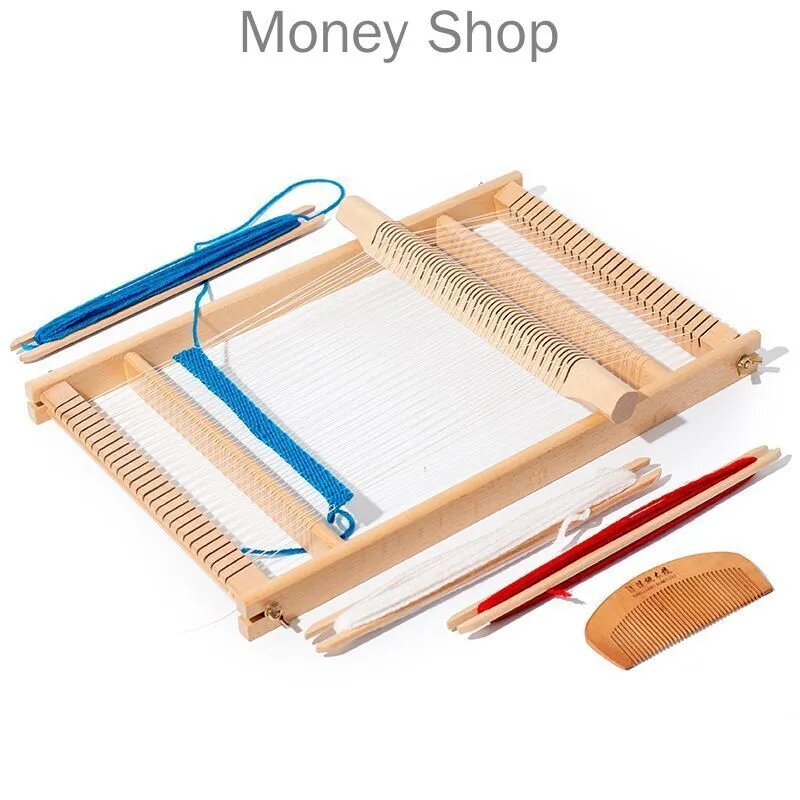Ткацкий Станок Взрослый деревянный настольный для ткачества гобеленов