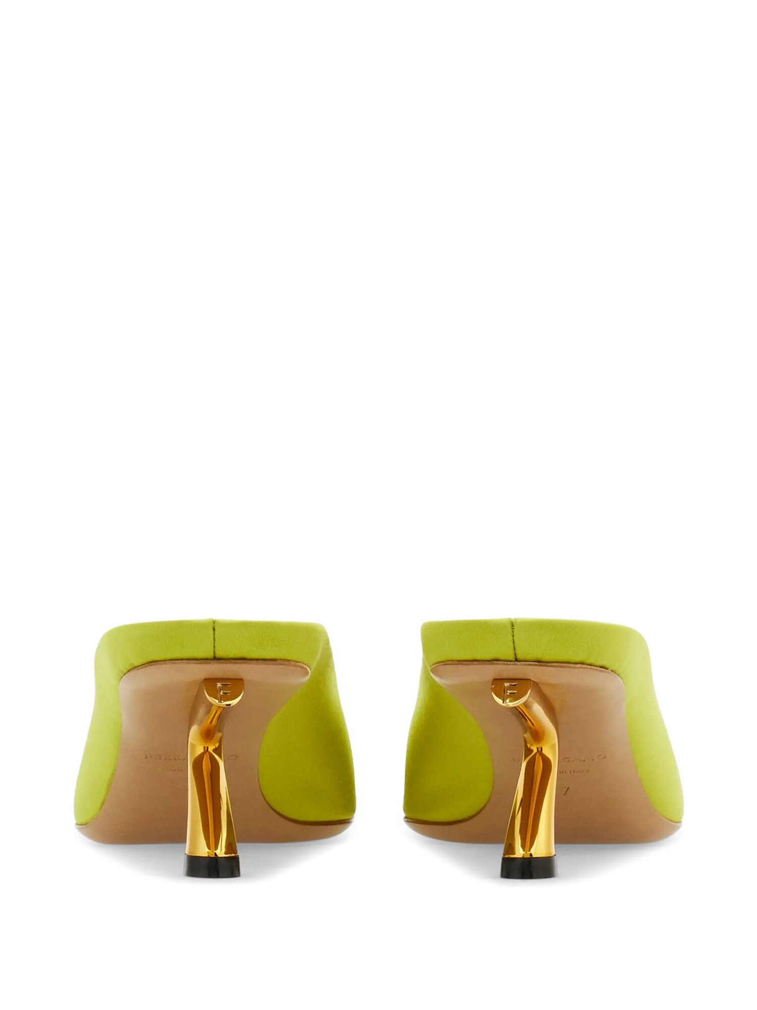 Мюли Ferragamo, размер 36, green — фото 1