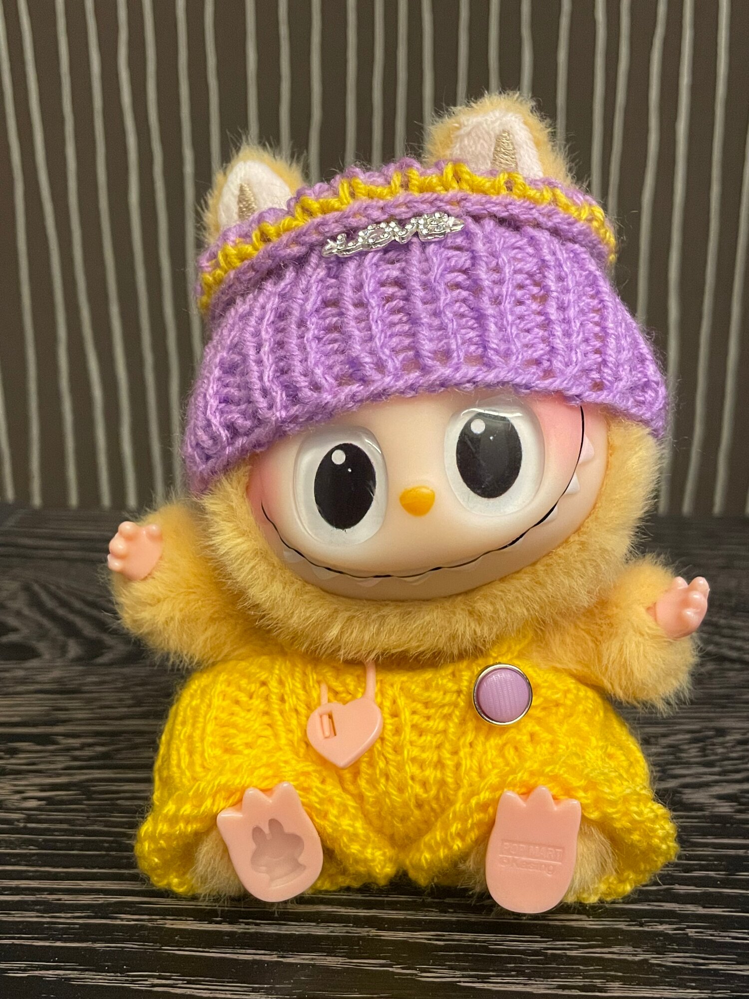 Лабубу мягкая игрушка брелок Labubu Love 15см