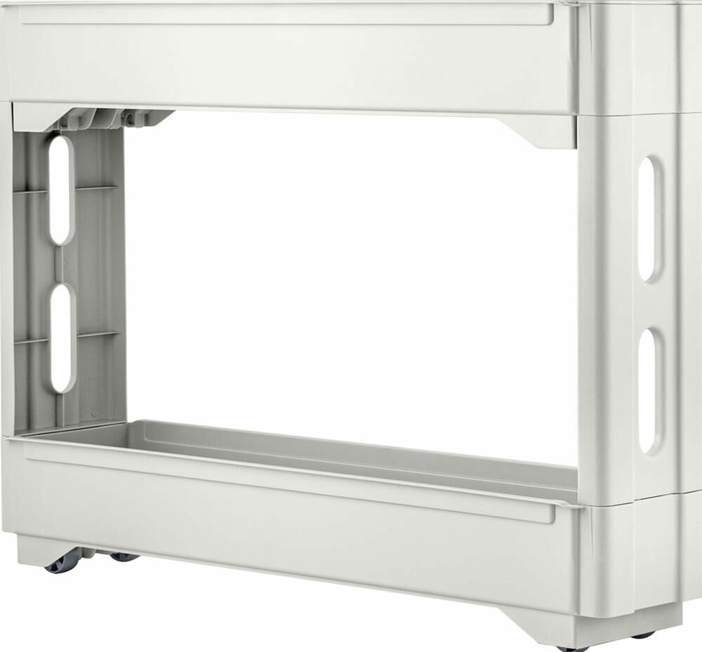 Этажерка для ванной и кухни KL383712048 2 секц, белый