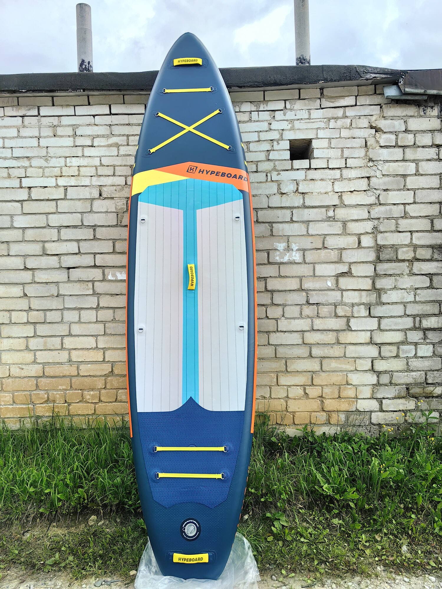 Сапборд Hype Board, двухслойный, ПВХ, 360x86 см, максимальная нагрузка 230 кг, толщина 15 см