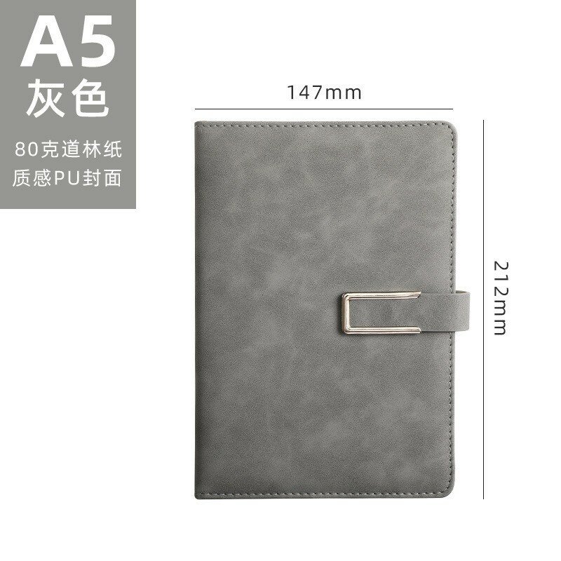 Подарочный набор бизнес-блокнотов формата А5 с застежкой, корпоративный офисный блокнот в подарок, с возможностью нанесения логотипа.