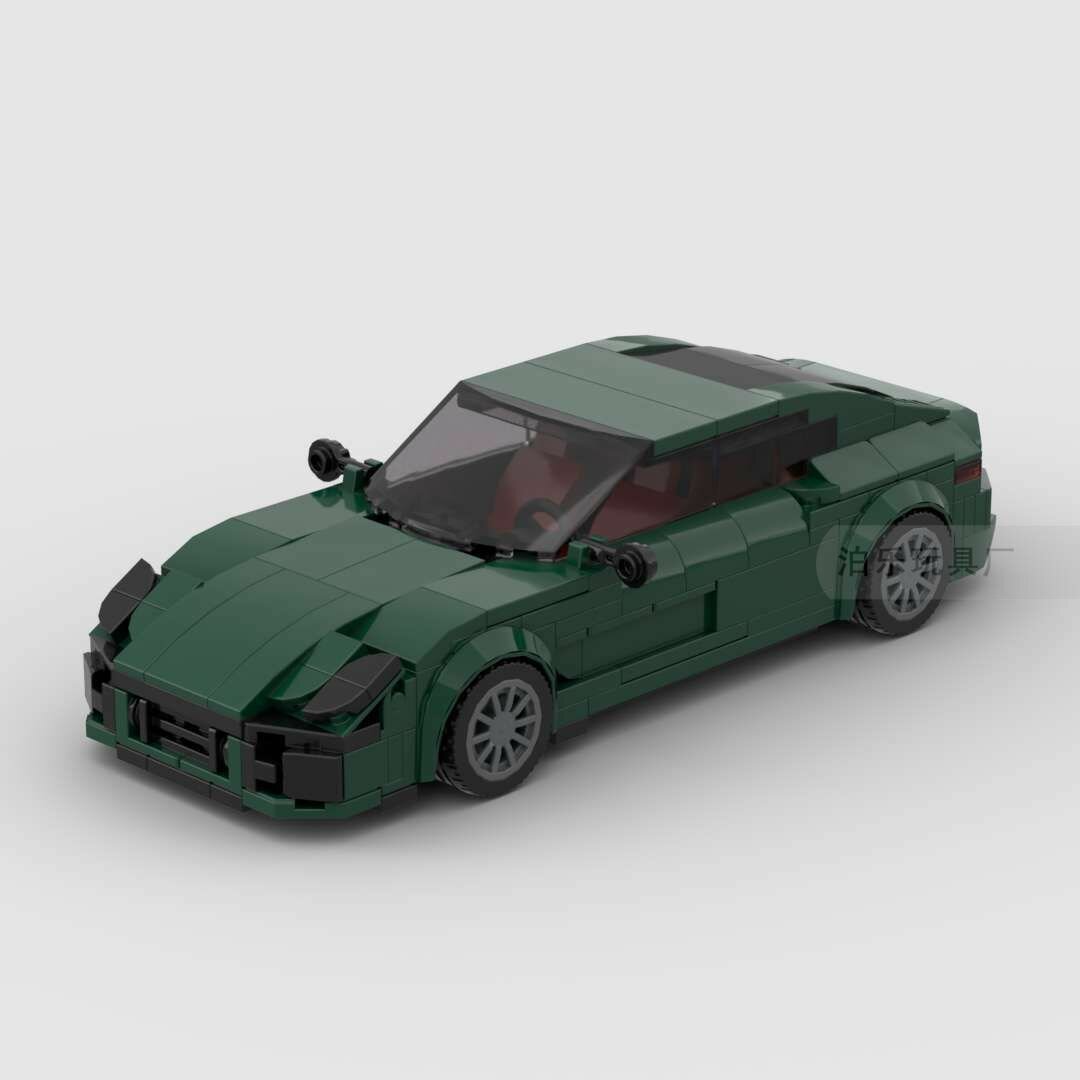 Набор игрушечных головоломок Porsche MOC, серия спортивных автомобилей, креативная сборка автомобилей, подарки для детей