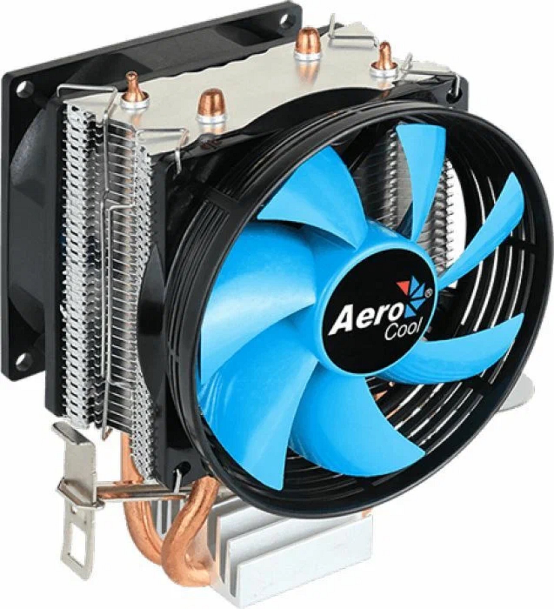 Кулер AeroCool VERKHO 2 DUAL PWM, 4-pin, 90мм, 800 - 2000 об/мин, черный