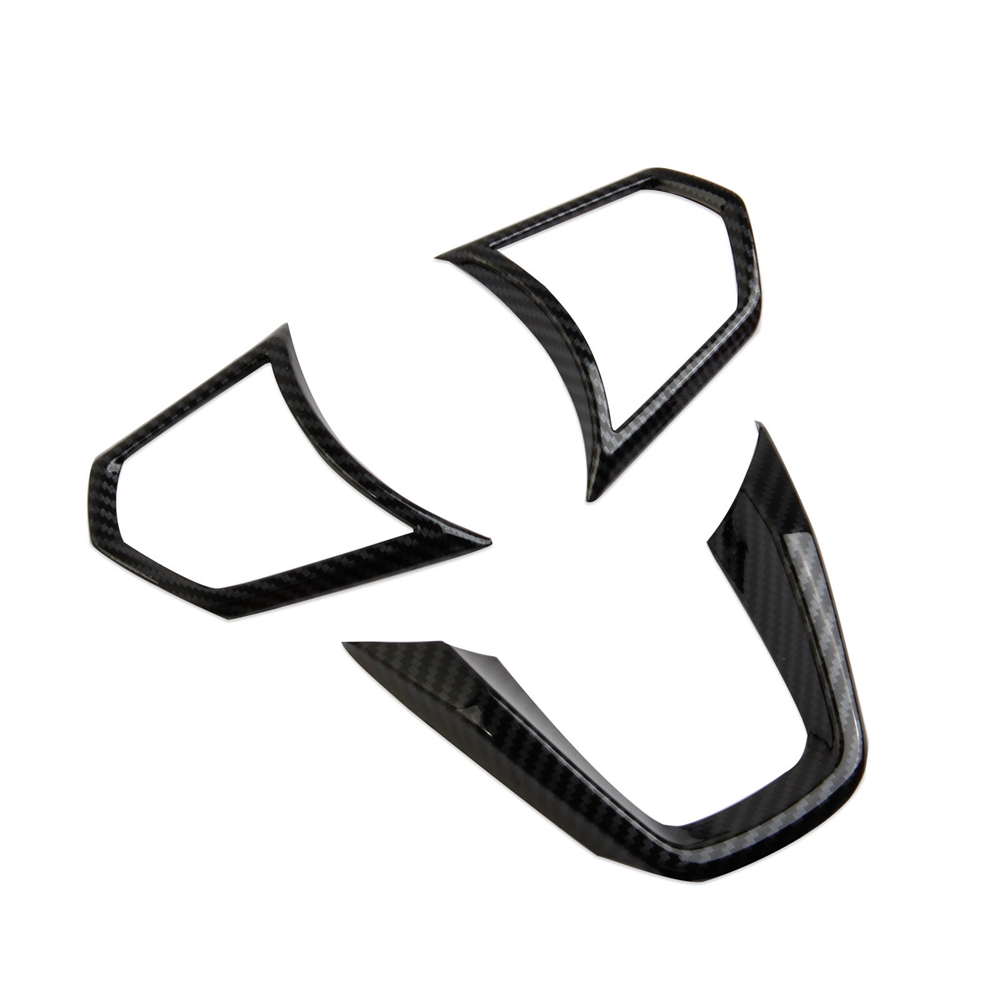 Carbon Fiber Style Central Control Steering Wheel Trim Cover Fit For Acura MDX